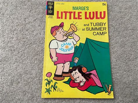 1970 Gold Key Little Lulu And Tubby At Summer Camp Vintage Etsy