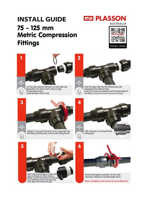 Compression Fitting Installation Instructions At Lisa Black Blog