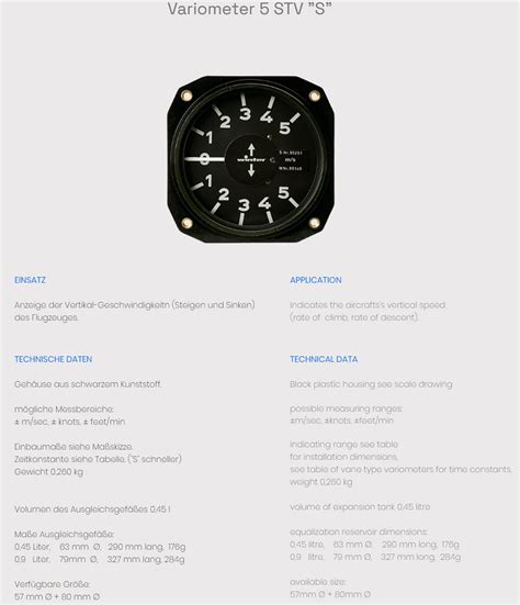 Winter Instruments Variometers