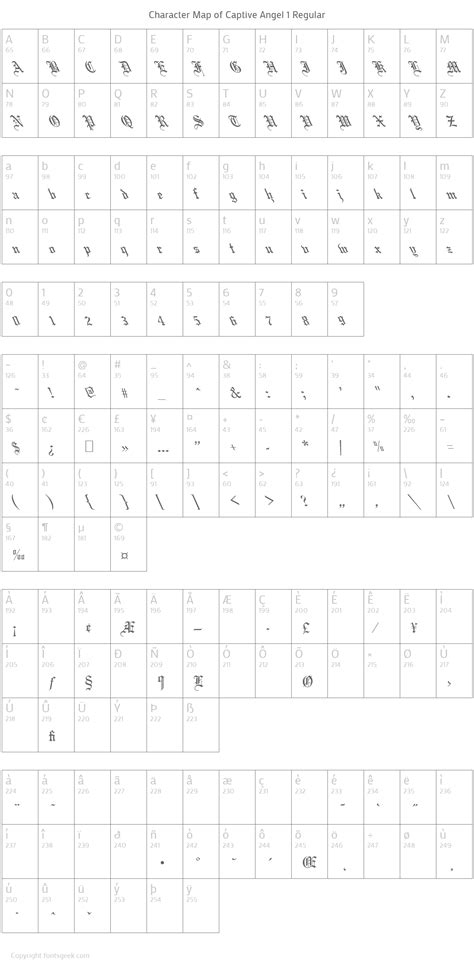 Captive Angel 1 Font Download For Free View Sample Text Rating And More On Fontsgeekcom