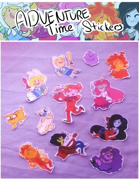 Adventure Time Stickers By Zamiiz On Deviantart