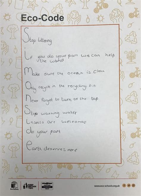 Our Eco Committee Simonside Primary School