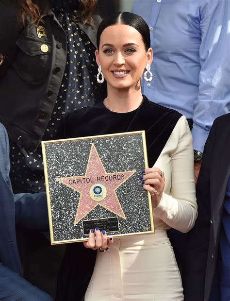 Katy Perry At Capitol Records Honored By The Hollywood Chamber Of