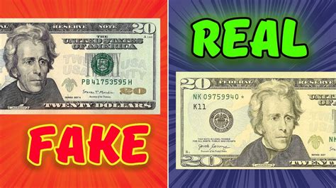 How To Spot A Fake 20 Bill Youtube