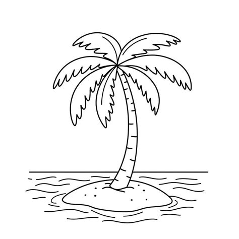 Palm Tree Coloring Play Free Coloring Game Online