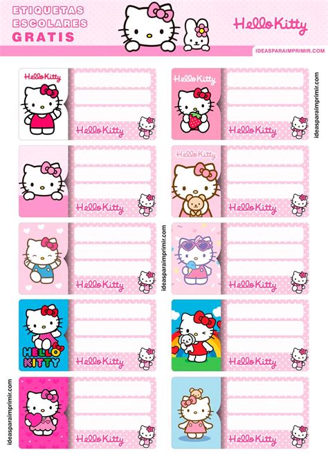 Hello Kitty Etiqueta Escolar Para Imprimir Imagem Legal Porn Sex Picture