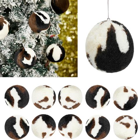 Dalrosia Christmas Balls Hanging Ornaments Xmas Home Decorations Brown