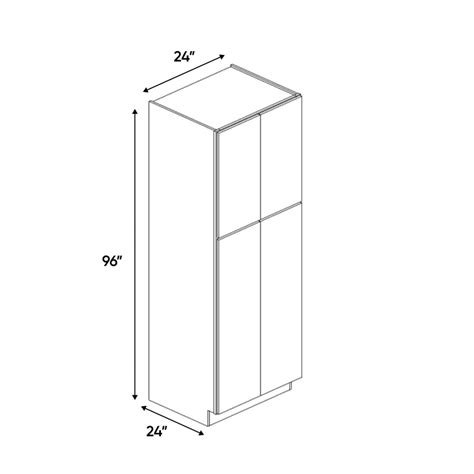 Bg Kitchen 24w 96h Tall Pantry Cabinet Buildmyplace