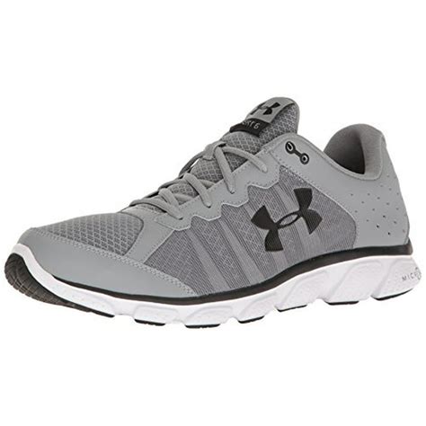 Under Armour Mens Micro G Assert White Black Red