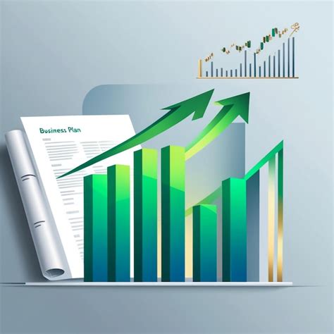 A Colorful Diagram Is On A Table With A Graph In The Corner Premium