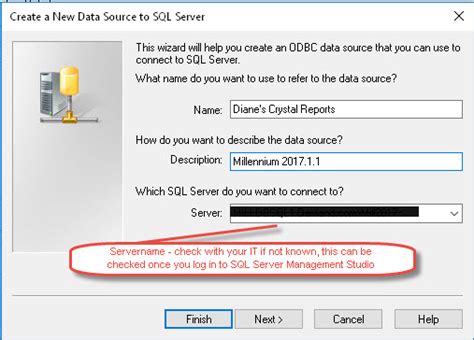 How To Create A Workstation ODBC Connection For Use In Crystal Reporting Knowledgebase Home