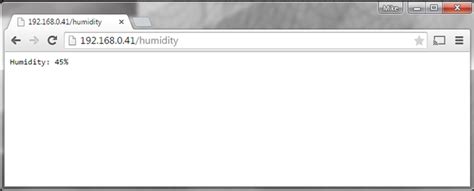 Using The Webserver Esp8266 Temperature Humidity Webserver