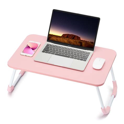 Ruxury Folding Lap Desk Laptop Stand Bed Desk Table Tray Breakfast