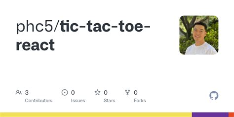 Github Phc5tic Tac Toe React