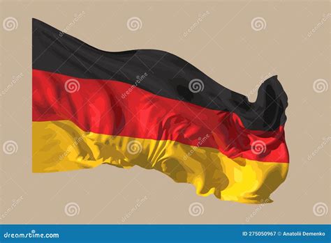 flag of the federal republic of germany vector stock vector