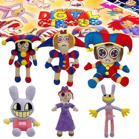 The Amazing Digital Circus Game Anime Plush Doll Cartoon Stuffed Dolls