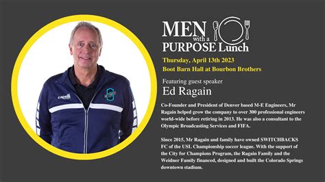 Tickets For Men With A Purpose Ed Ragain In Colorado Springs From Showclix