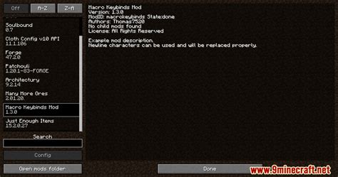 Macro Keybinds Mod 1214 1201 Macro Creation Keybind Execution