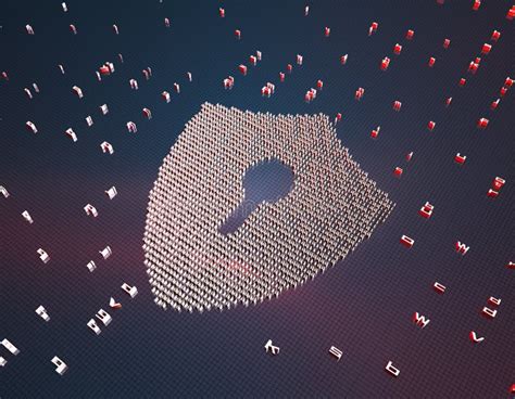 Shield Composed Of Binary Code Network Data Transmission Program Core