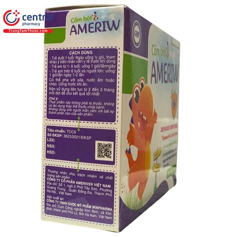 [chÍnh HÃng] Cốm Bột Ameriw Giúp Tăng đề Kháng Miễn Dịch