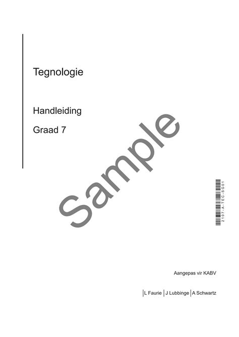 Gr 7 Tegnologie Handleiding By Impaq Issuu