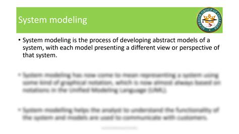 solution lecture system modeling context models interaction models