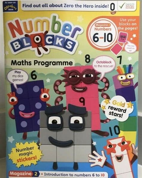 Numberblocks Maths Programme Cbeebies 3 Magazines India Ubuy