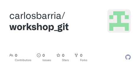 Github Carlosbarriaworkshopgit