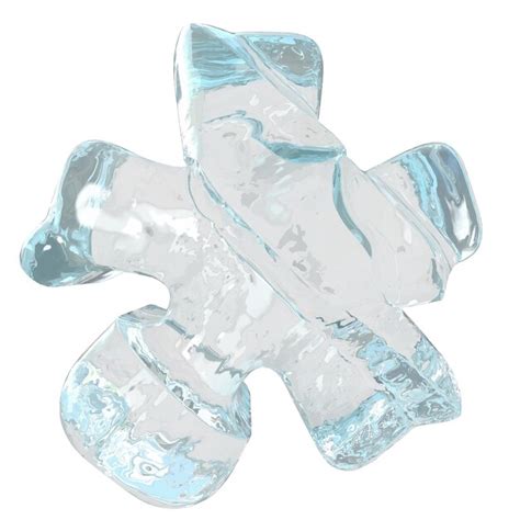 Premium Vector Ice Symbol With Diagonal Thick Straps