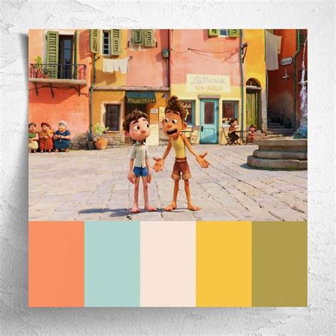Pin By Crystal Mascioli On Luca Movie Color Palette Color Script Pin By Crystal Mascioli On Luca Movie Color Palette Color Script