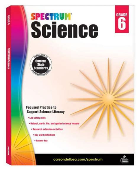 Barnes And Noble Spectrum Science Grade 6 By Spectrum Compiler Macys