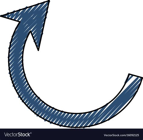 Return Arrow Symbol Royalty Free Vector Image Vectorstock