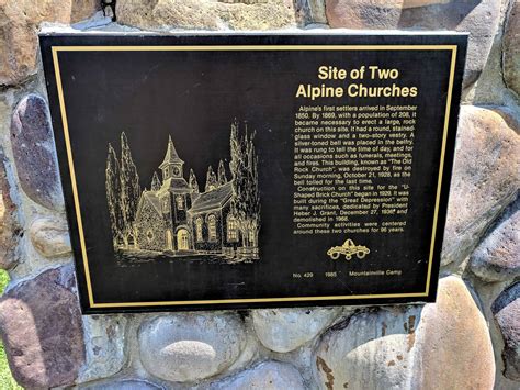 Site Of Two Alpine Churches