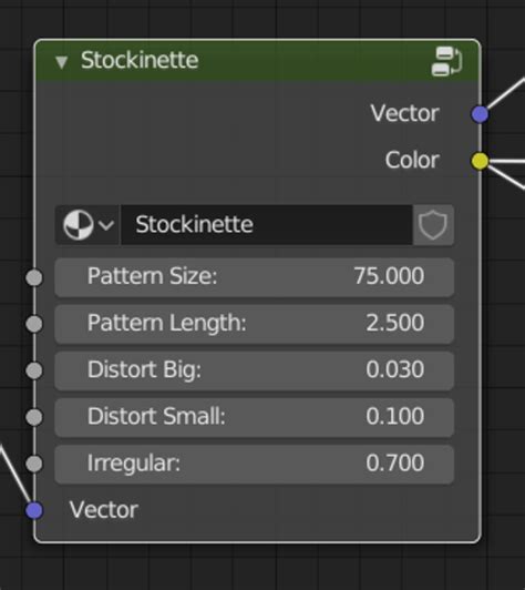 procedural knitting pattern node for blender 2 8