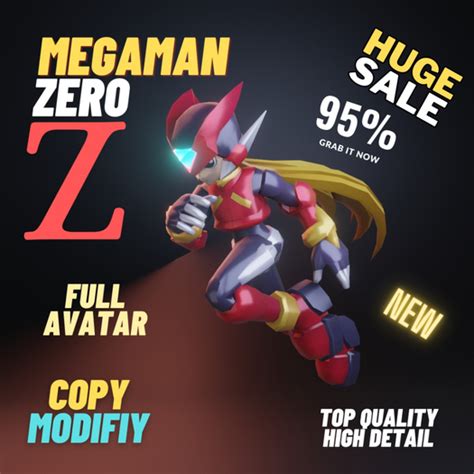 Second Life Marketplace Megaman Z Zero Avatar On Sale