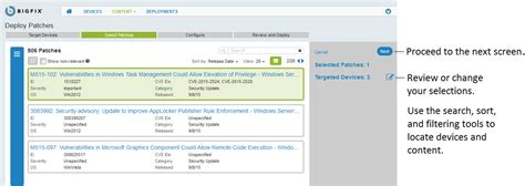 Deploy Sequence Summary