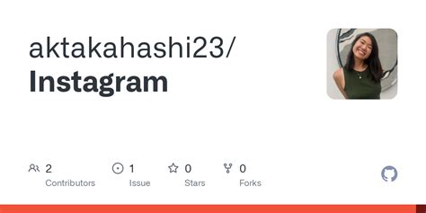 Github Aktakahashi Instagram