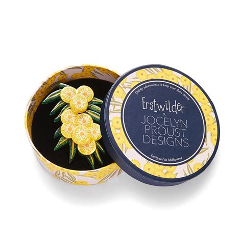 Acacia In Gold Brooch Erstwilder