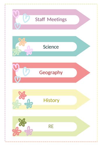 Classroom Folder Labels Printable Subject And Admin Labels For Ks1 And Ks2 Teaching Resources