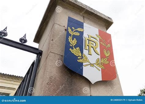 Rf Republique Francaise Sign Text And Brand Logo France Official