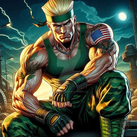 Street Fighter Guile By Gallerybrisart On Deviantart