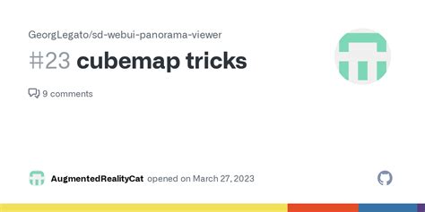 Cubemap Tricks Issue GeorgLegato Sd Webui Panorama Viewer GitHub