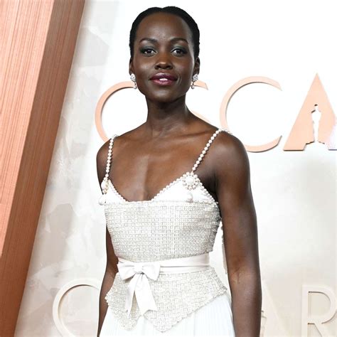 Lupita Nyongo Just Wore This Years Biggest Bridal Fashion Trend At