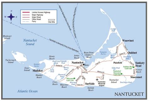 Map Of Nantucket Towns