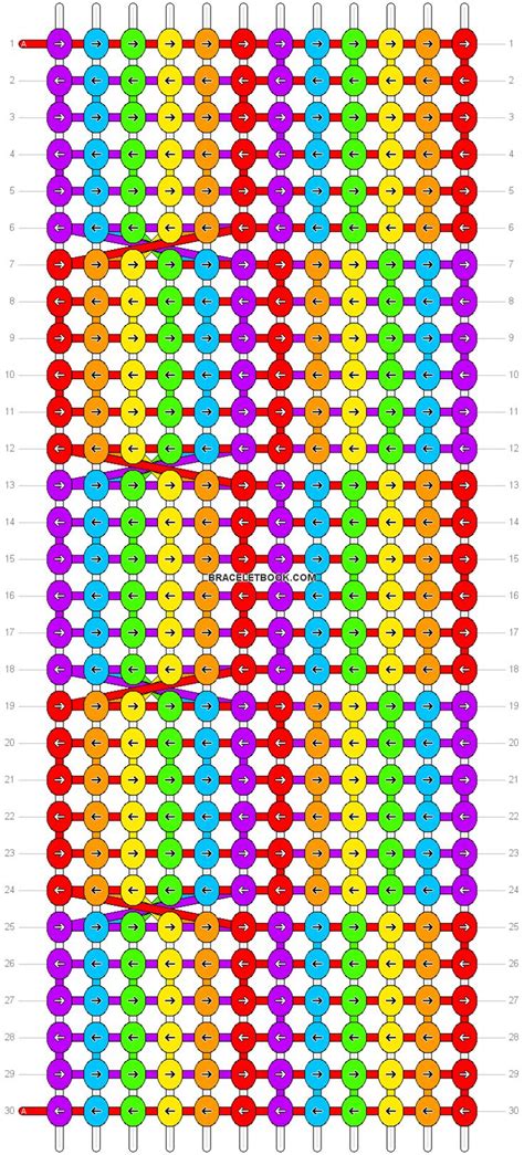 Alpha Pattern 20034 Braceletbook Alpha Patterns Pattern Bracelet Patterns