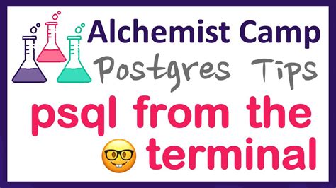 Using Postgres Psql Terminal Crash Course Youtube