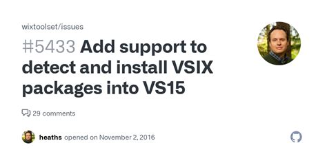Add Support To Detect And Install Vsix Packages Into Vs15 · Issue 5433