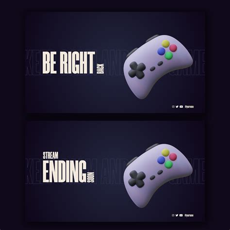 3d Gamepad Animated Stream Overlay Gamepad Overlay For Twitch And