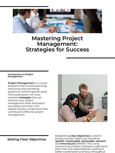 Mastering Project Management Strategies For Success Pdf