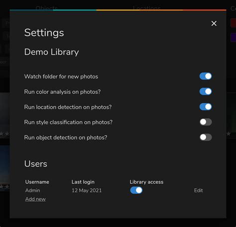 ui for admin to create users and give access to a library · issue 260